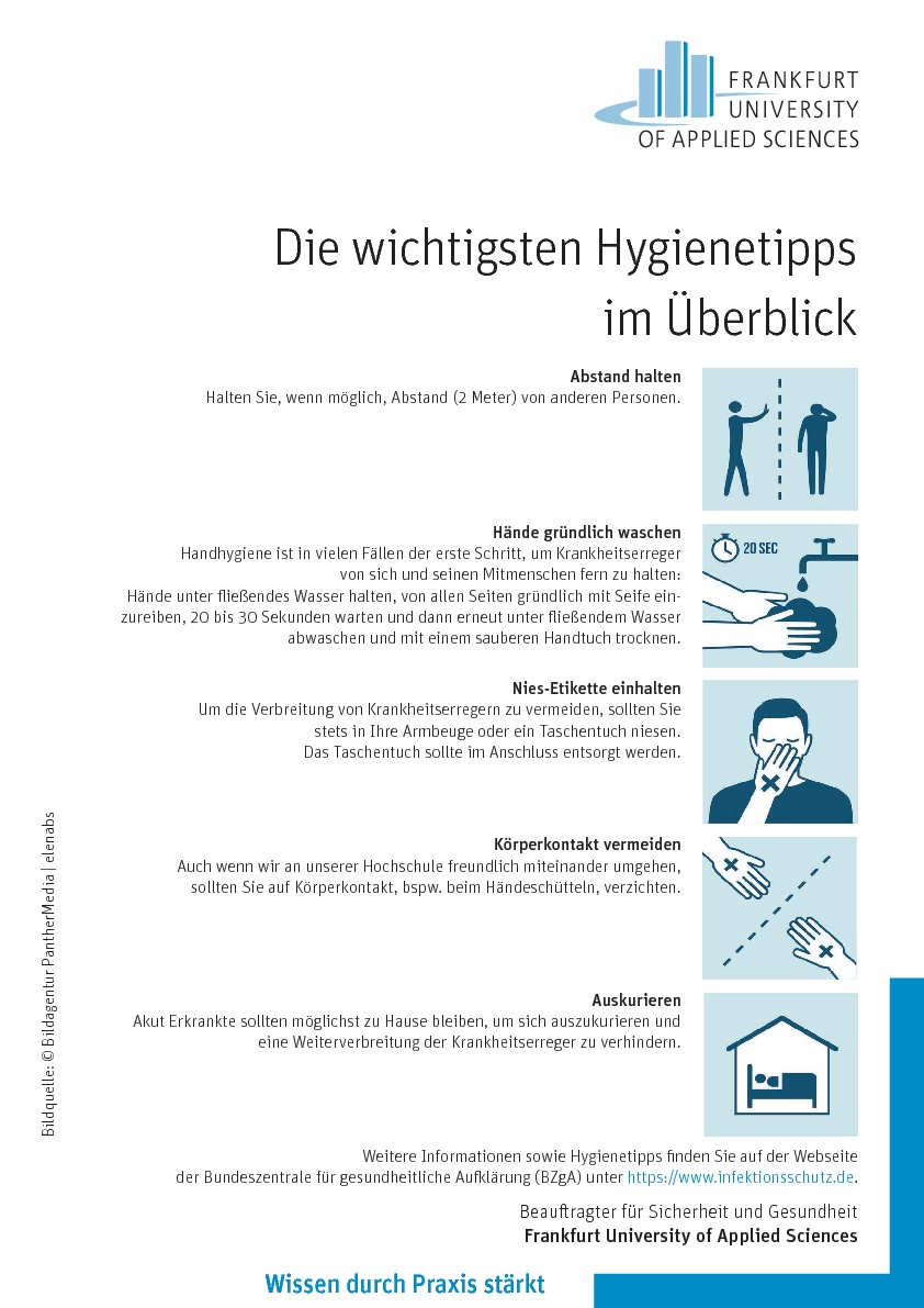 Infektionsschutz | Frankfurt UAS Infektionsschutz | Frankfurt UAS