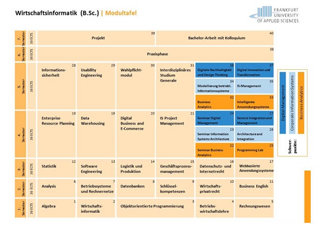 Praxisorientiert Wirtschaftsinformatik in Frankfurt studieren